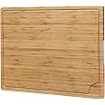 Amazon.com: 24" x 18" Bamboo Cutting Boards for Kitchen, Extra Large Chopping Board for Meat ...