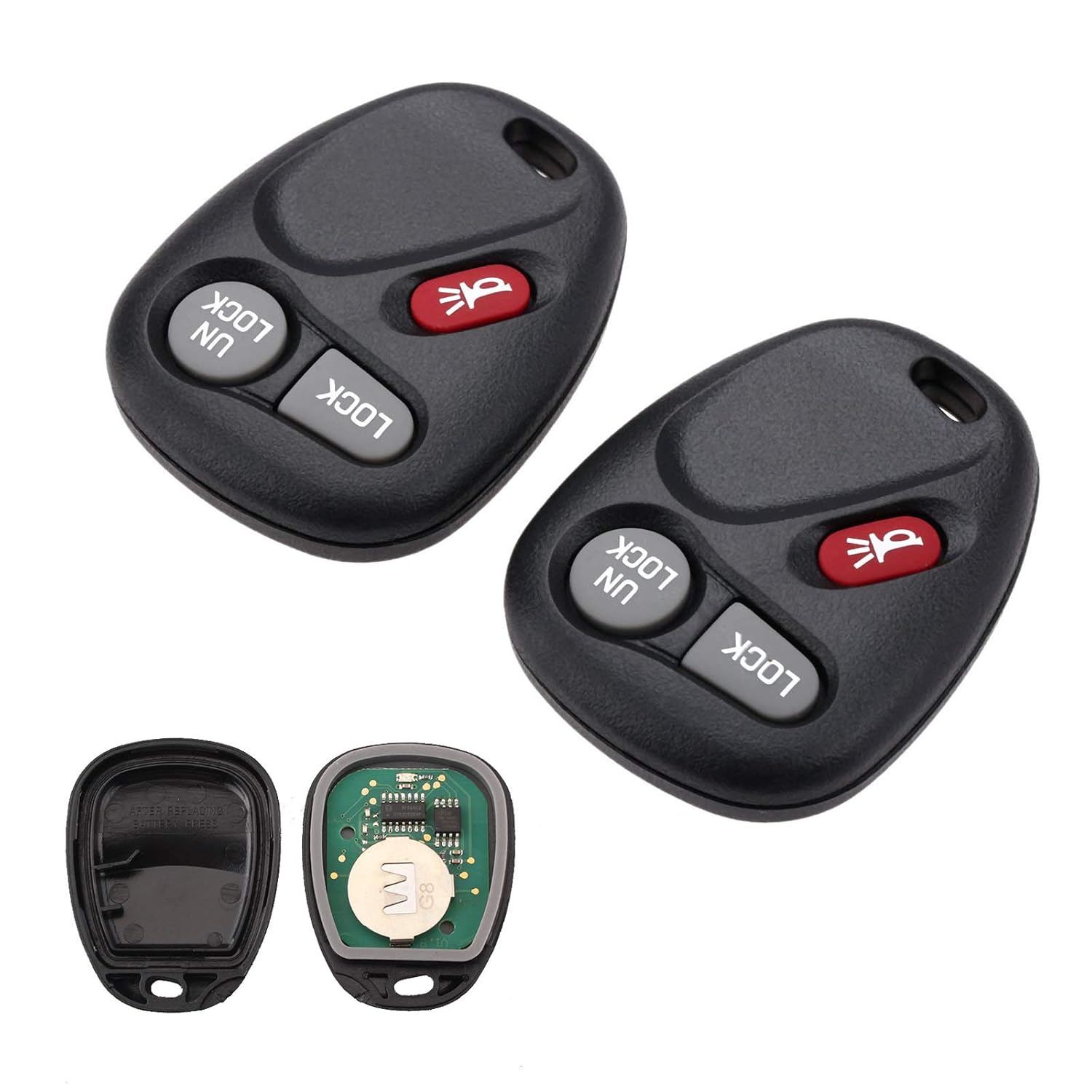 Anti-Theft Aupoko Replacement KOBUT1BT 3 Button Keyless Entry Remote ...