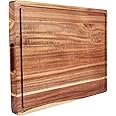 Amazon.com : Large Acacia Wood Cutting Boards for Kitchen, 20 x 15 Inch Extra Large Wooden ...