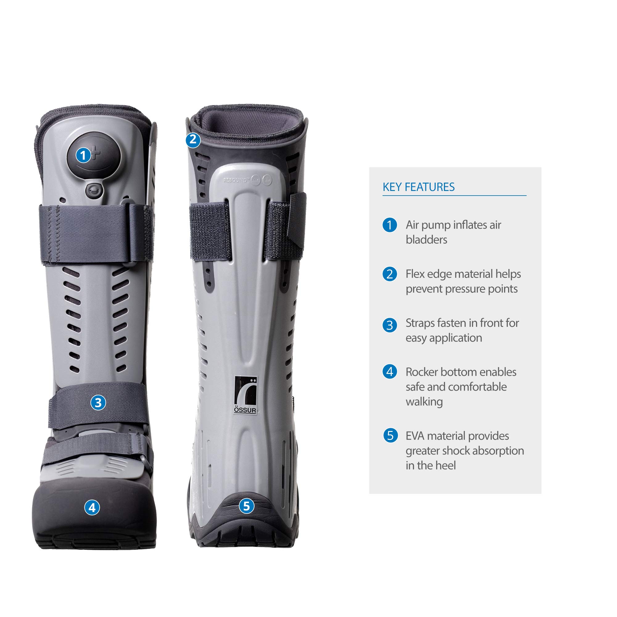Mua Ossur Rebound Air Walker Boot with Compression Adjustable ...
