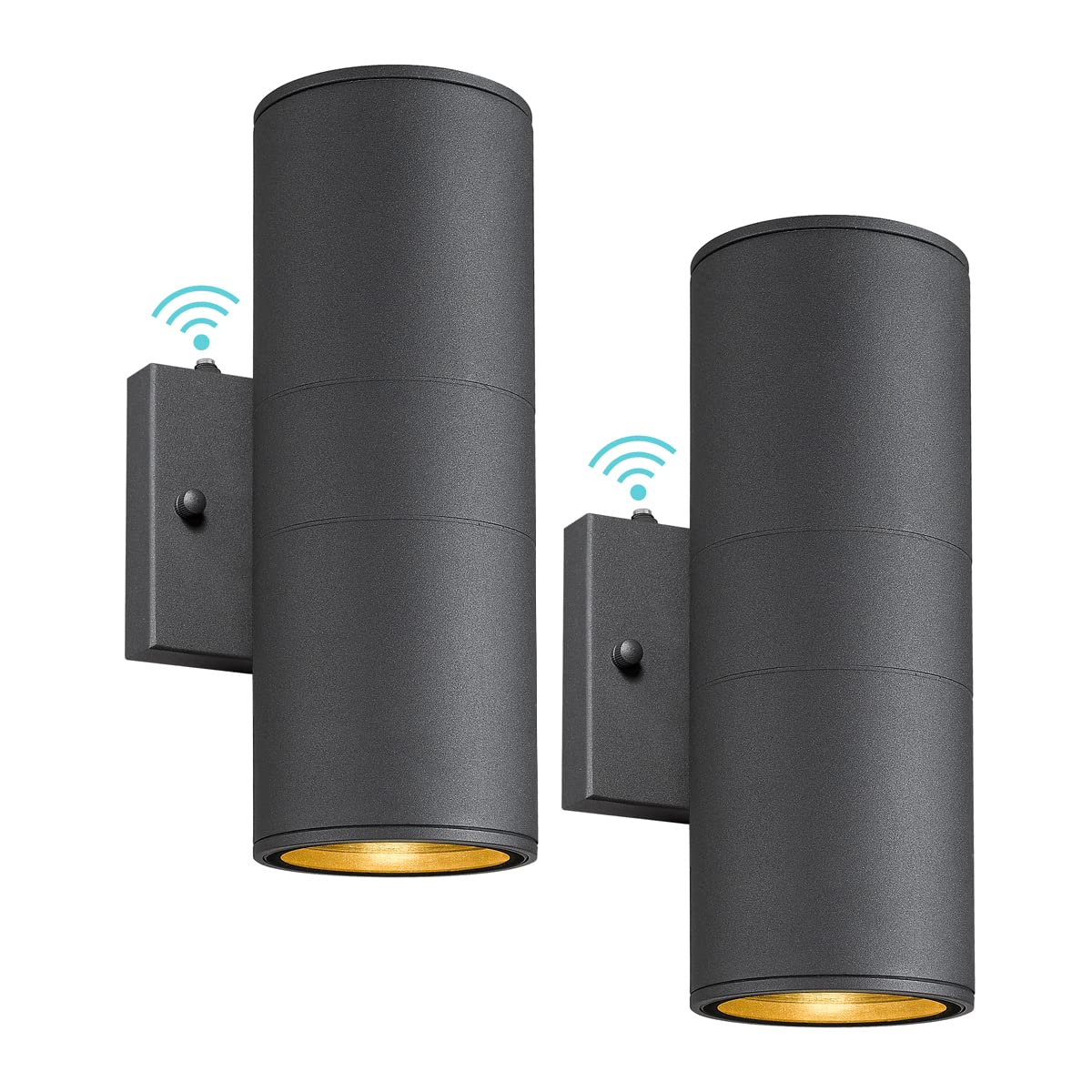 Ken & Ricky Outdoor Wall Lights, Dusk to Dawn Sensor Exterior Light ...