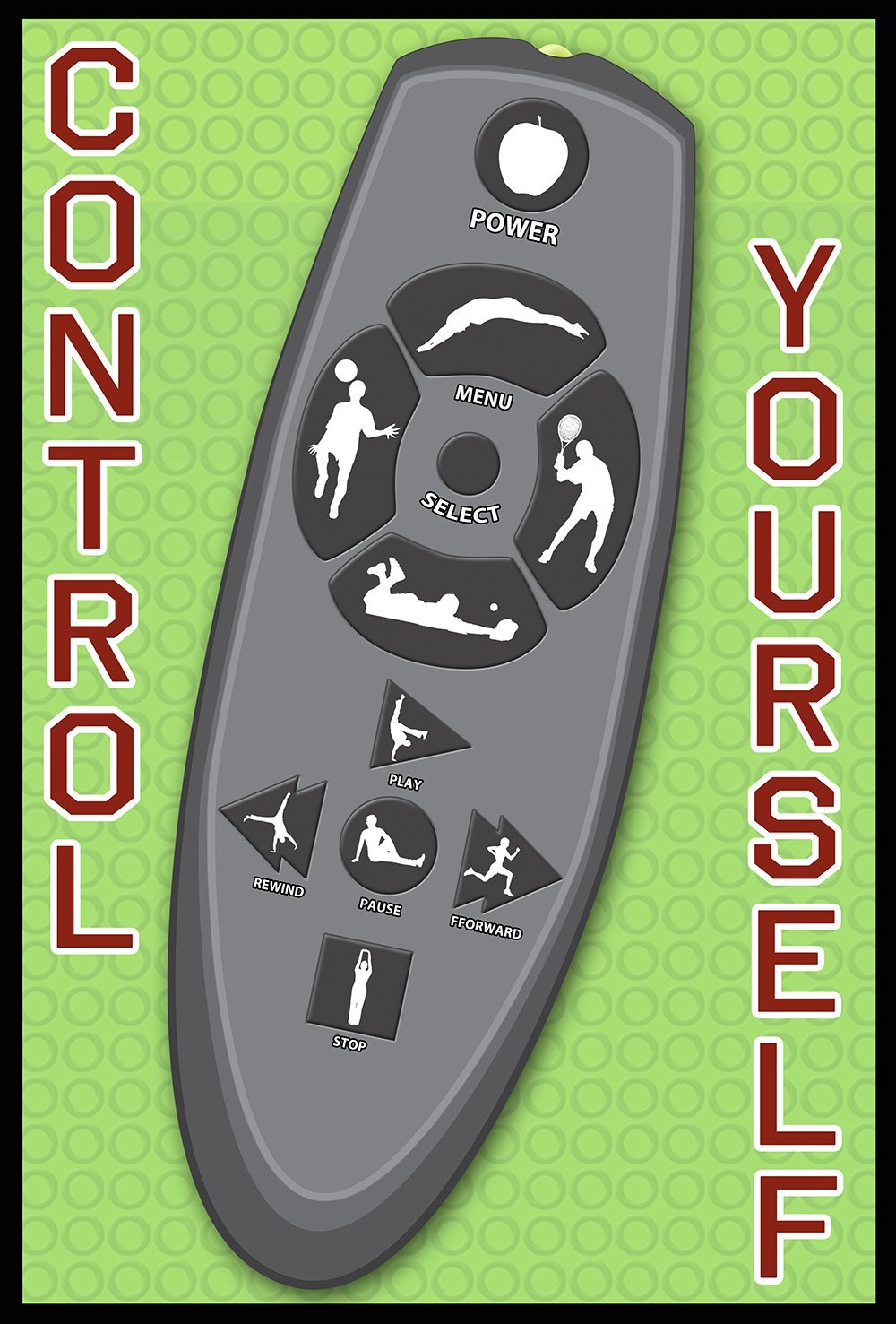 Amazon.com: "Control Yourself" Classroom Exercise Poster: Industrial ...