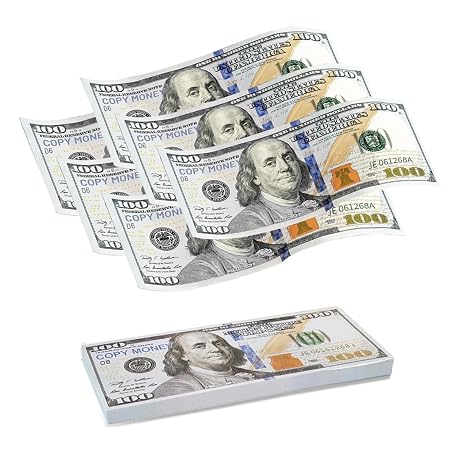 Mua 100 Pcs $100 Prop Money, Fake Money Stacks Educational Toys for ...