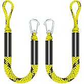 Amazon.com: 3FT Bungee Dock Line Boat Ropes for Docking Line Mooring ...