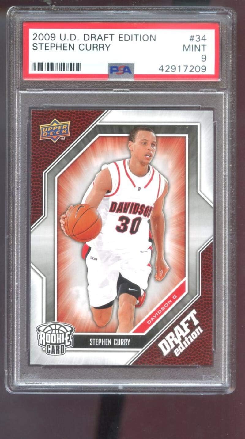 Amazon.com: 2009-10 Upper Deck Draft Edition #34 Stephen Curry ROOKIE ...