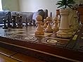 Amazon.com: Wegiel Chess Set - Consul Chess Pieces and Board - European ...