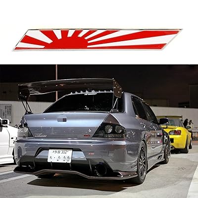 JDM Japan Rising Sun Flag Emblem for Front Grille, Philippines | Ubuy