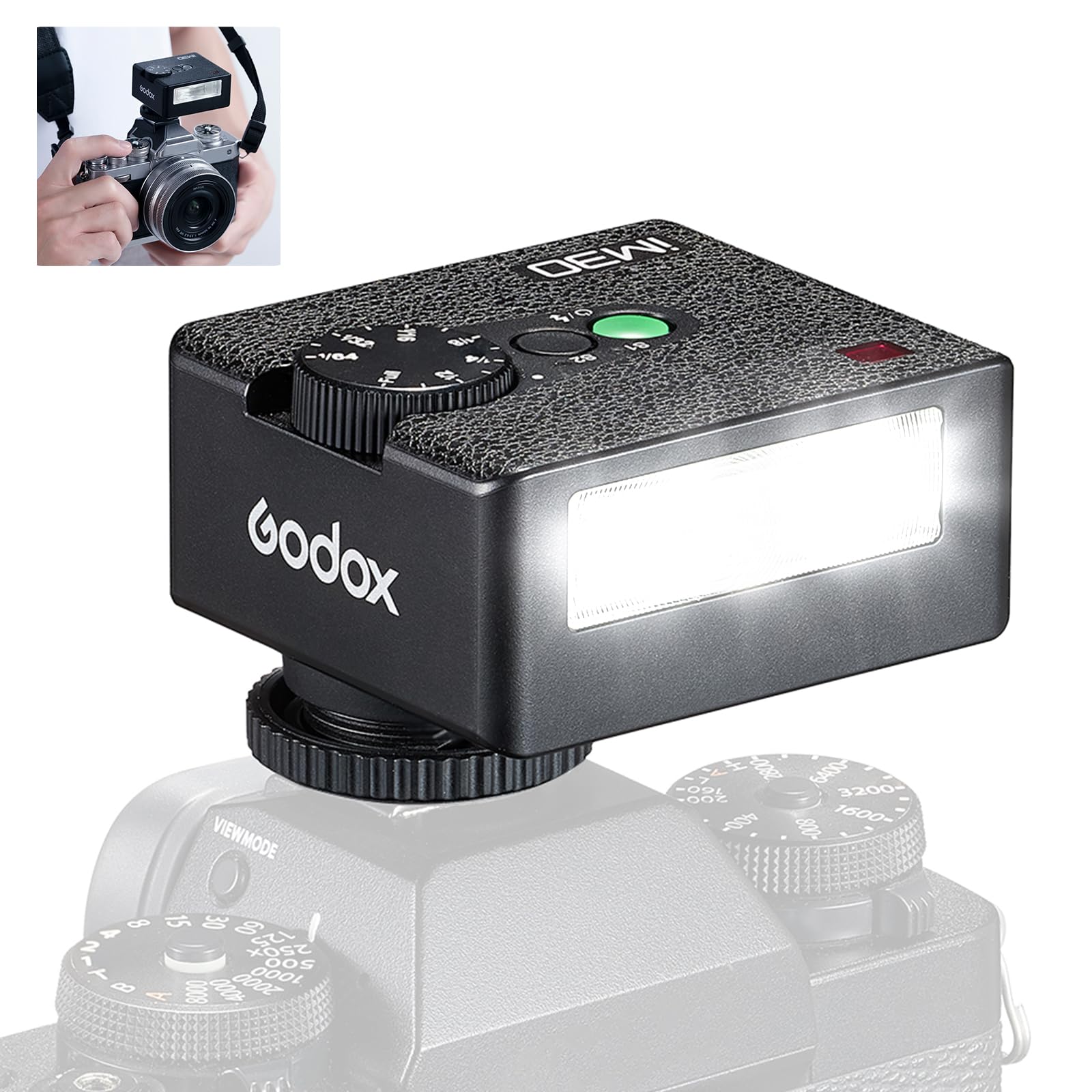 Mua Godox iM30 Godox Flash Camera Flash GN15 with 7 Levels, CCT 6000K± ...