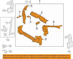 Amazon.com: Toyota 53201-02330 Radiator Assembly: Automotive