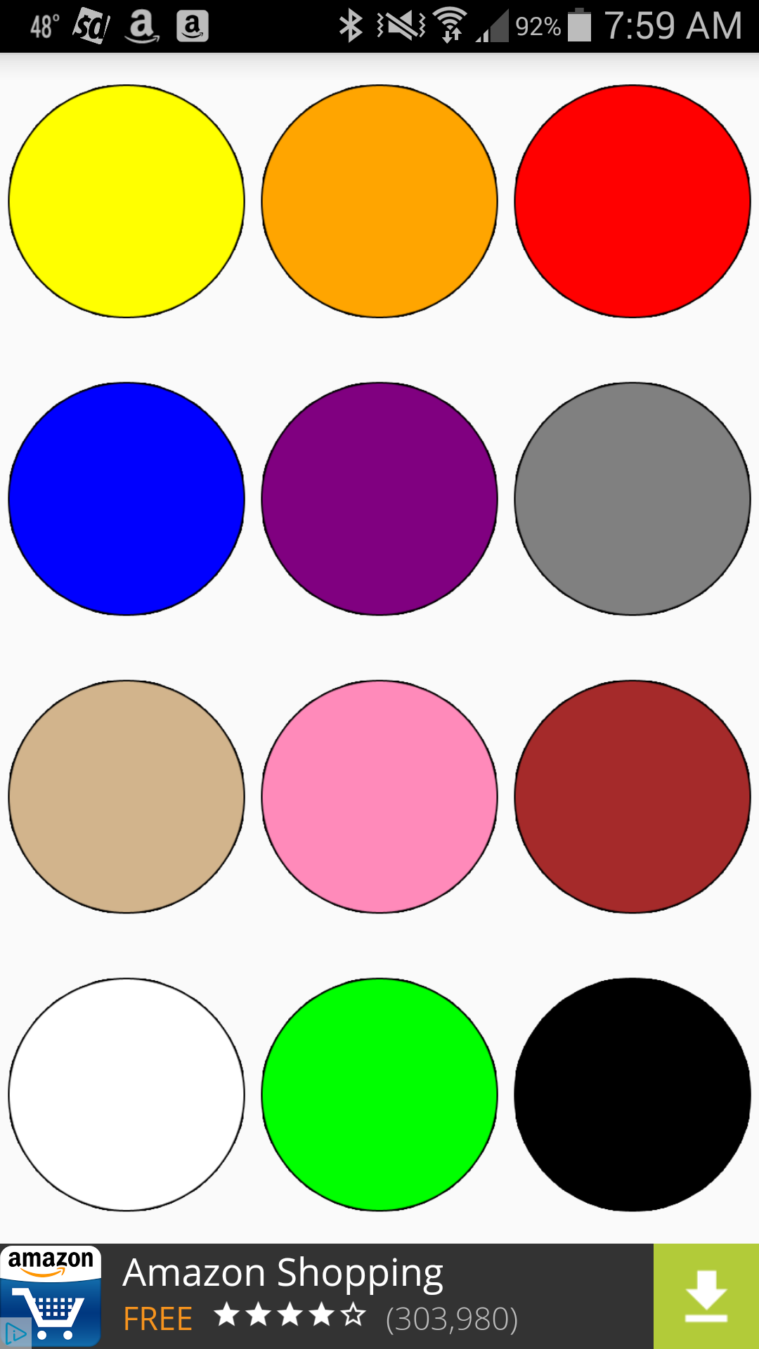 Amazon Kids Colors Tap And Learn Appstore For Android