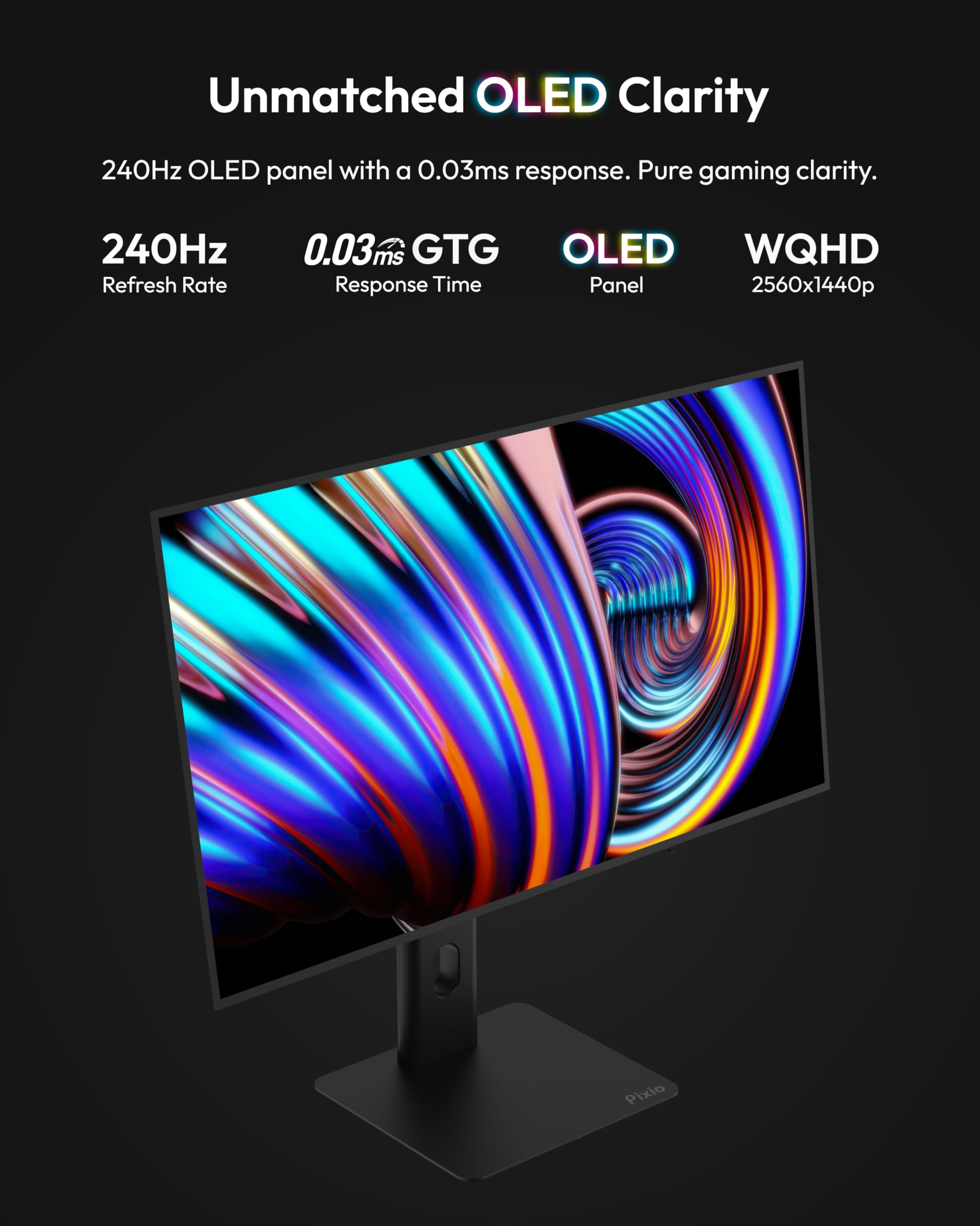 Mua Pixio PX277 OLED MAX 27 inch 240Hz Refresh Rate QHD Wide 1440p ...