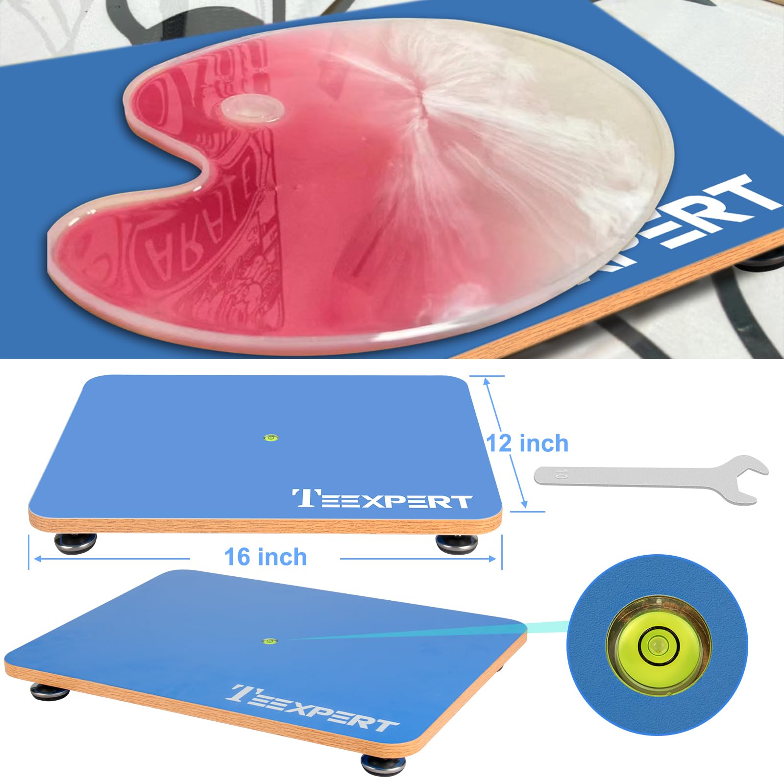 Mua Teexpert Resin Leveling Table for Epoxy Resin, 16''x 12 ...