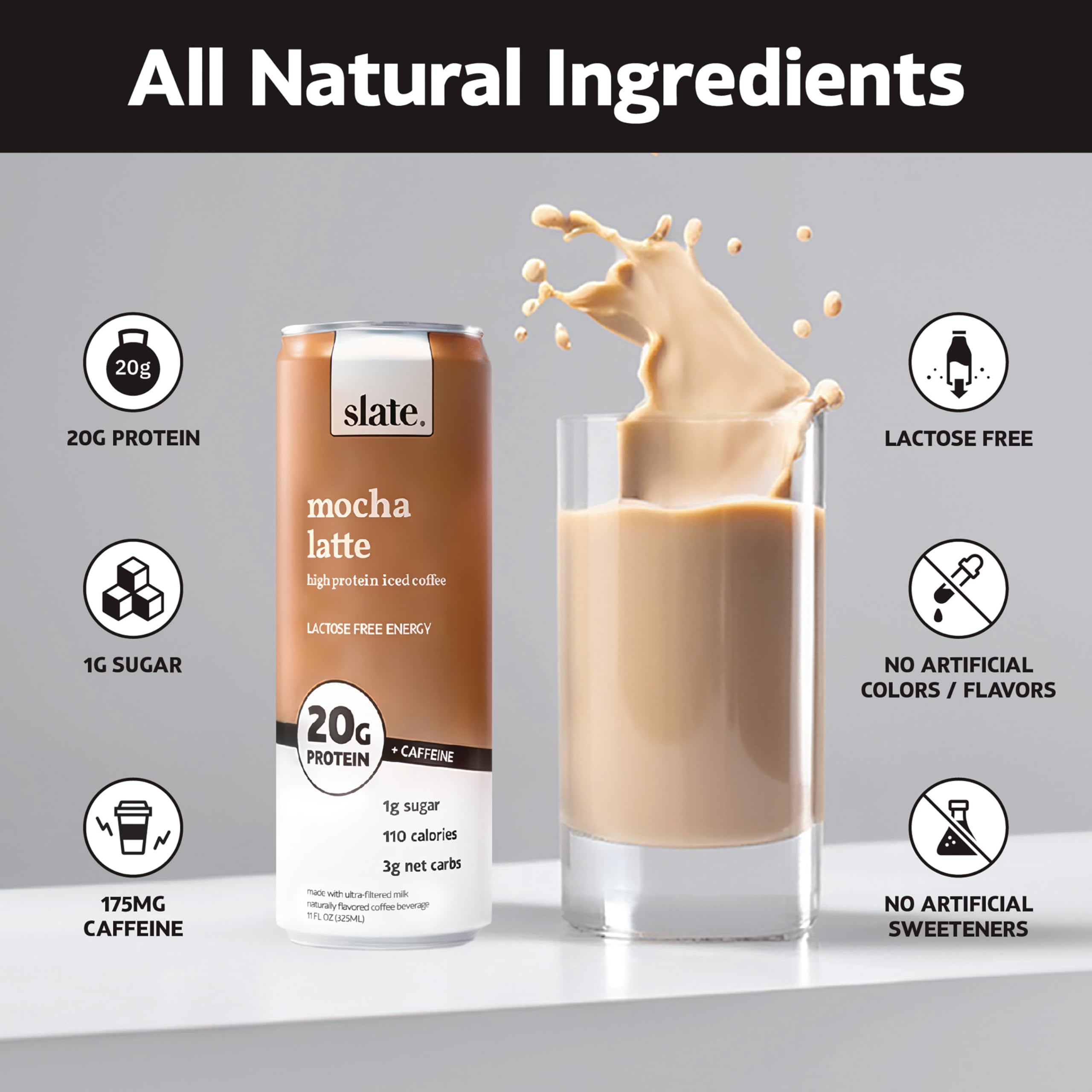 Mua Slate Milk - High Protein Iced Coffee - Energy Variety Pack ...