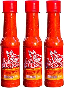 La Perrona Salsa Picante Chiltepin paquete con 3: Amazon.com.mx ...