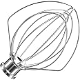 Amazon.com: K45WW Stainless Steel 6-Wire Whip Attachment for KitchenAid ...