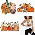 Amazon.com: 3 Sheets Fall Iron Heat Transfer for T-Shirt Clothing Fall ...