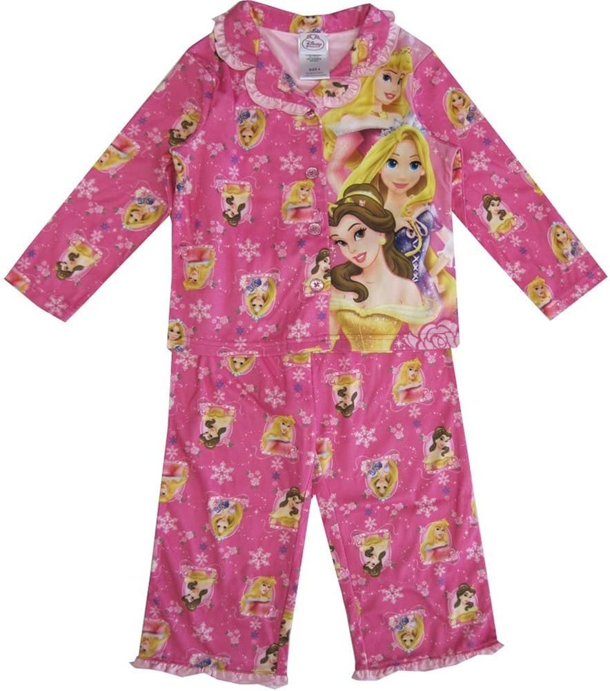 Amazon.com: Disney Big Girls Princesses Print 2 Pc Pajama Set 8 Hot ...