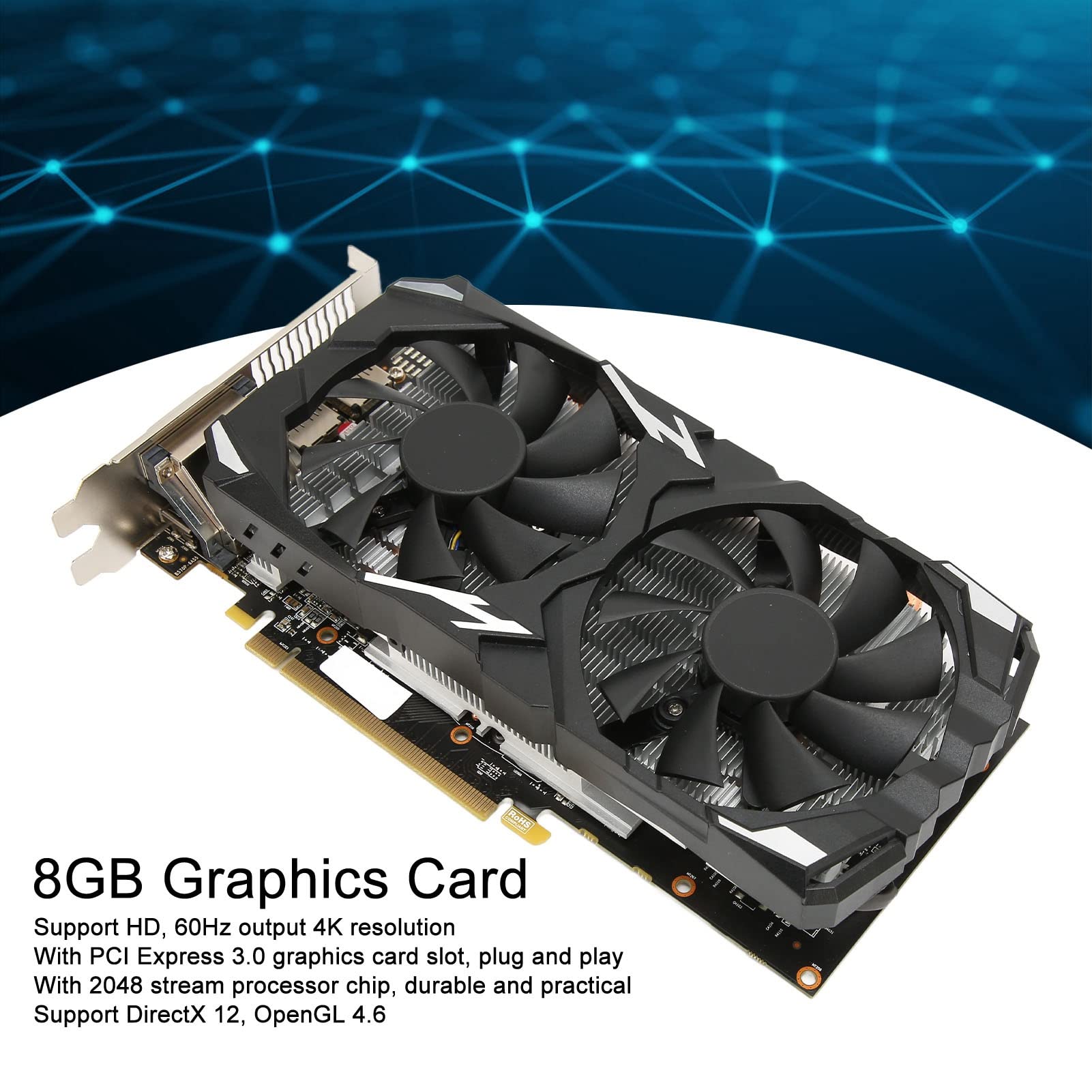 Mua RX 580 Graphics Card, GDDR5 8GB 256Bit PCI Express 3.0 x 16 Dual ...