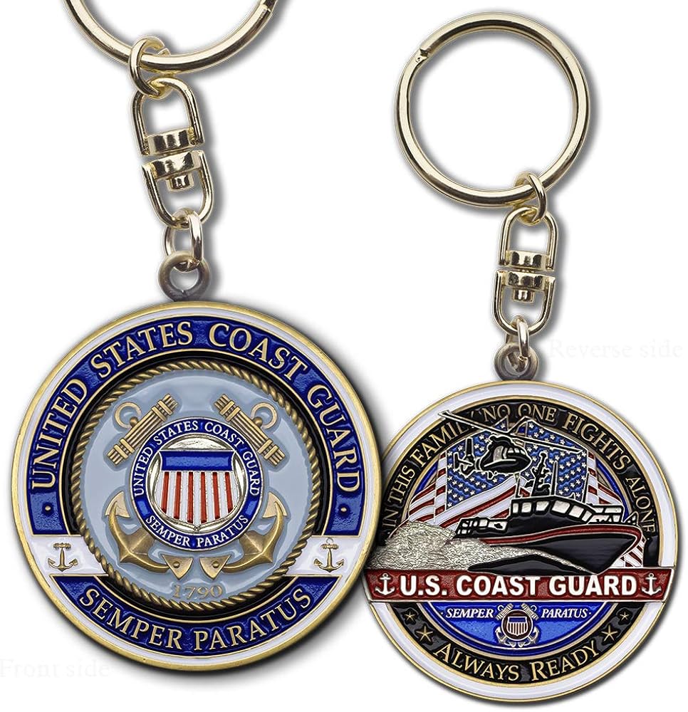 US Coast Guard Key Chain at Amazon Men’s Clothing store