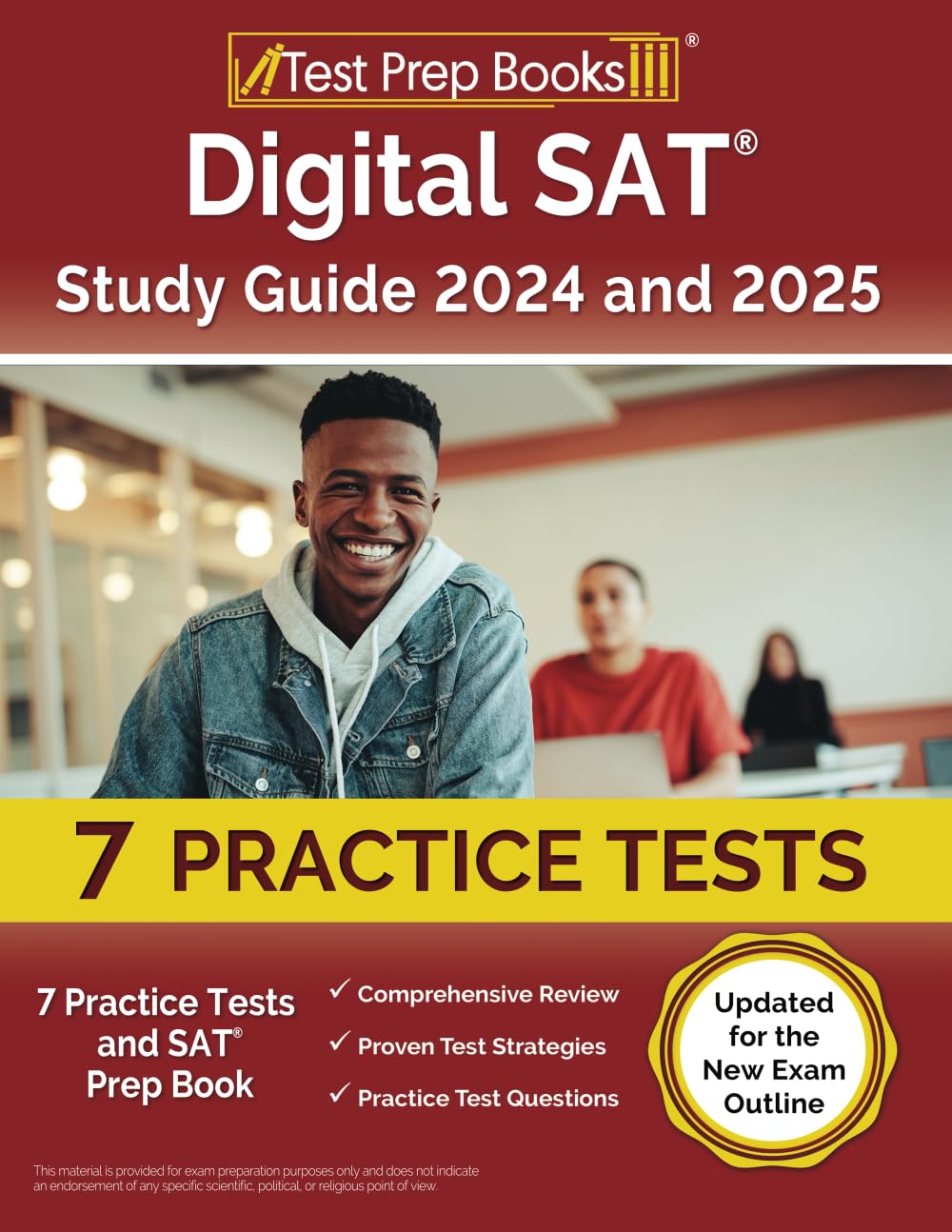 Mua Digital SAT Study Guide 2024 and 2025: Practice Tests and SAT Prep ...