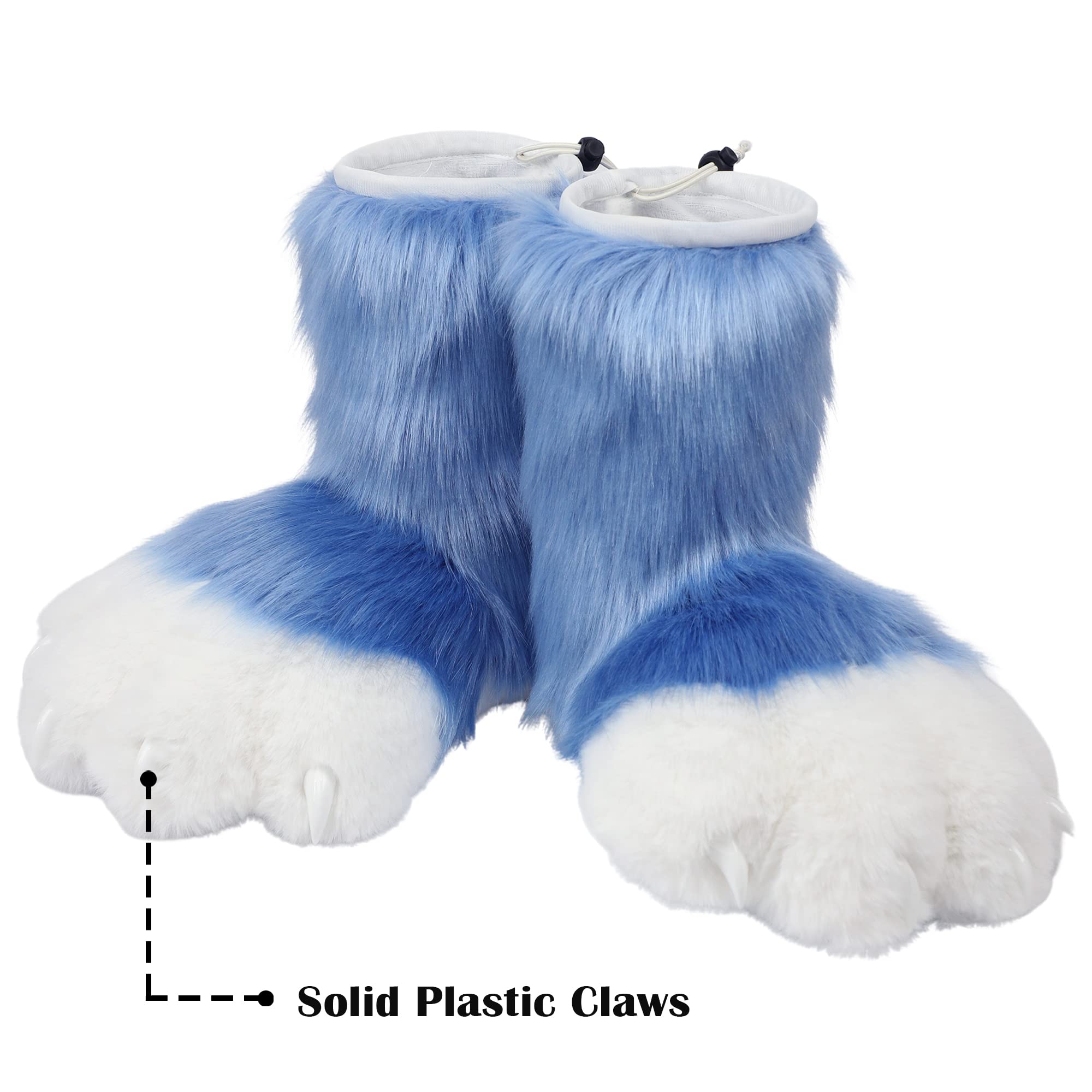 Mua Cosplay Animal Cat Plastic Claws for Fursuit Feet Paw Shoes Furry ...