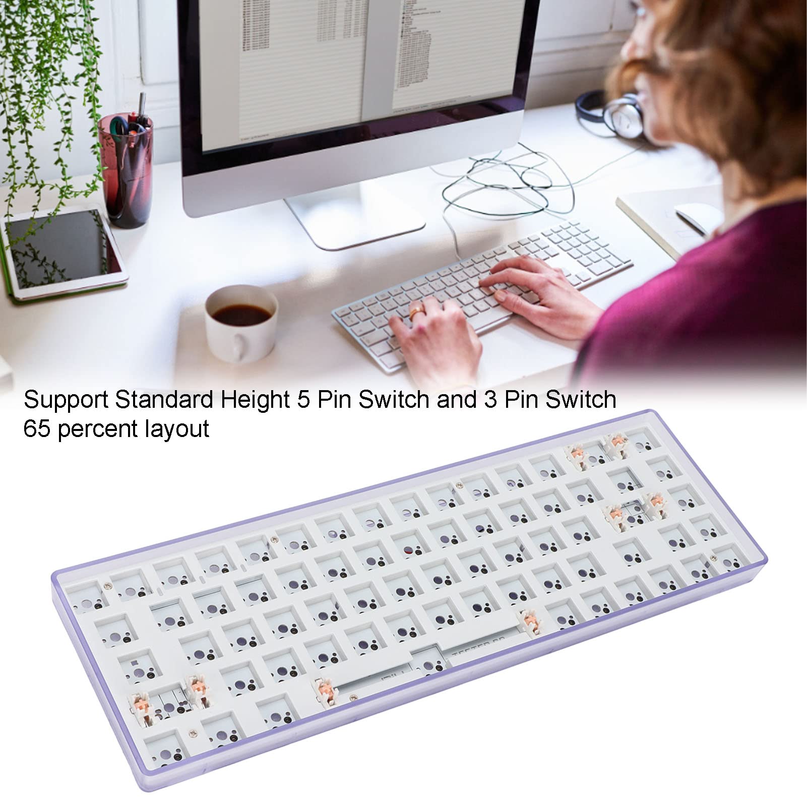 Mua VBESTLIFE 68 Keys Modular Mechanical Keyboard, Wired Gaming ...