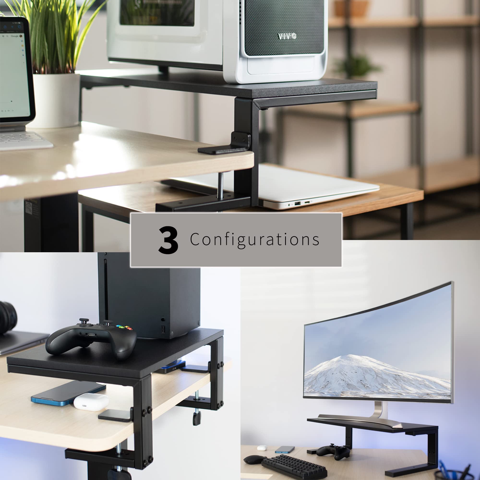 Mua VIVO Clamp-on 22 inch Desk Extension Shelf for Gaming PC, Ergonomic ...