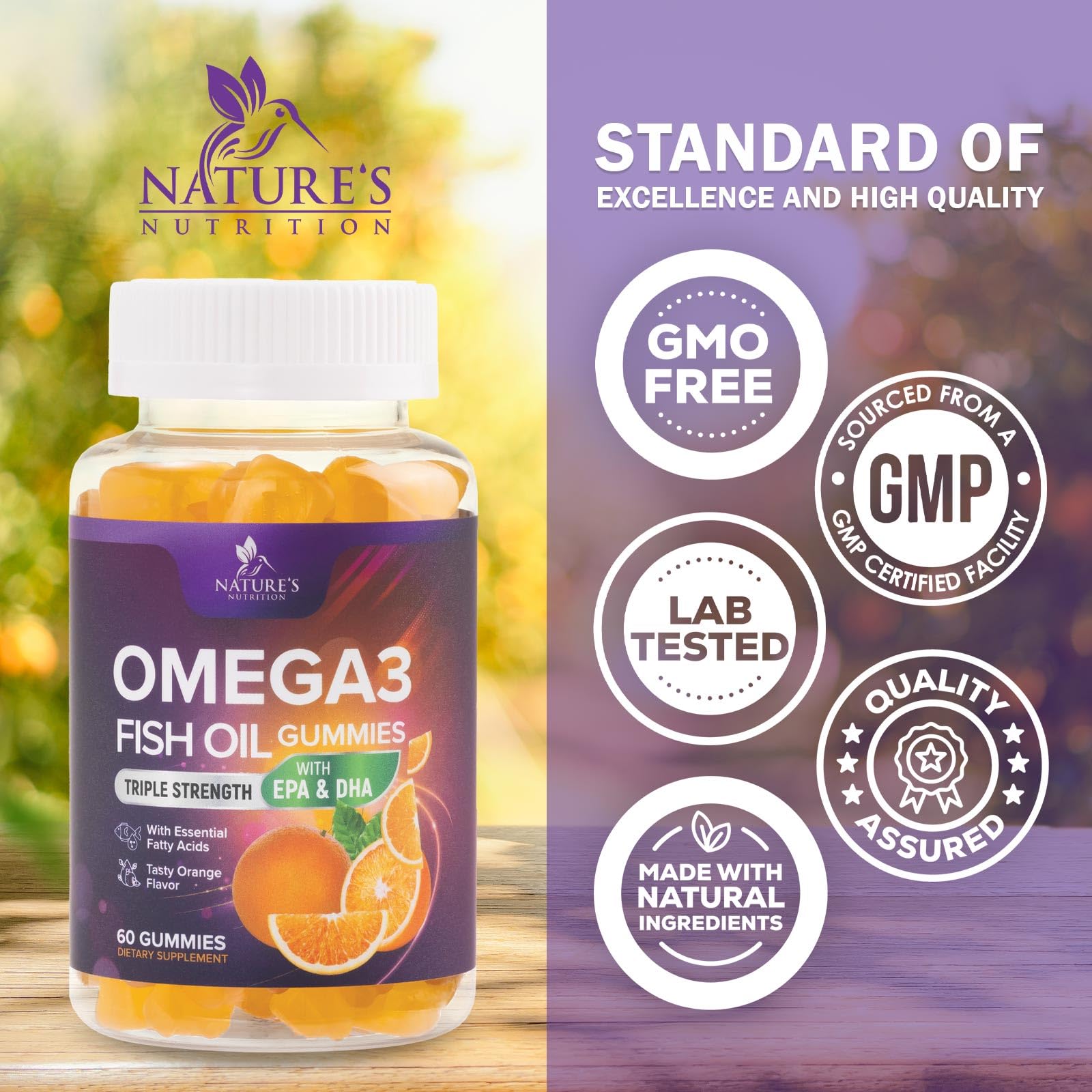 Mua Omega 3 Fish Oil Gummies - Heart Health Support Omega 3 Gummy ...