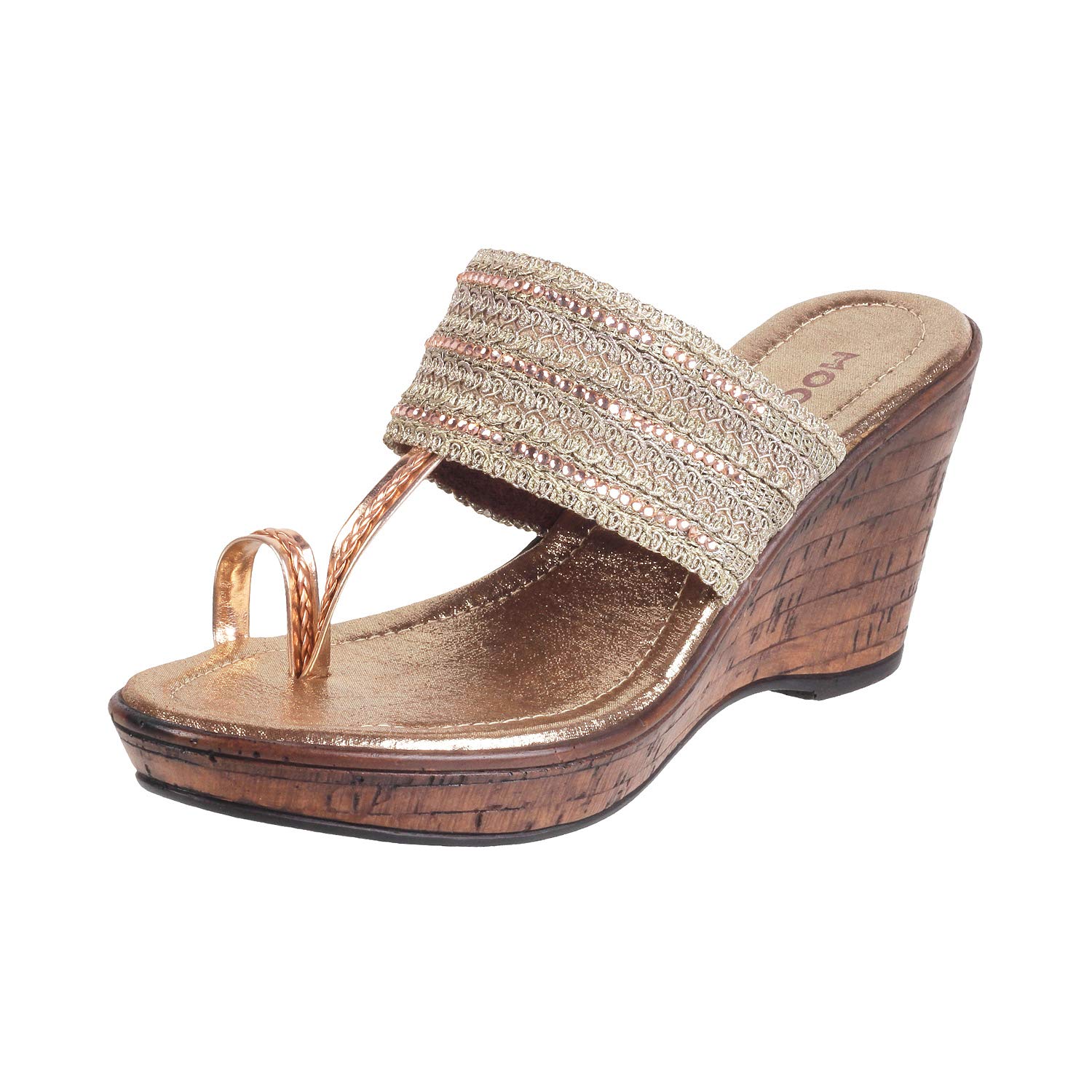 Buy Mochi Women Chikoo Synthetic Women Sandals (34-9376-22-41) Size (8 ...