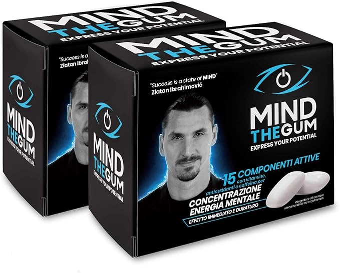 MIND THE GUM - Integratore per Concentrazione ed Energia Mentale ...