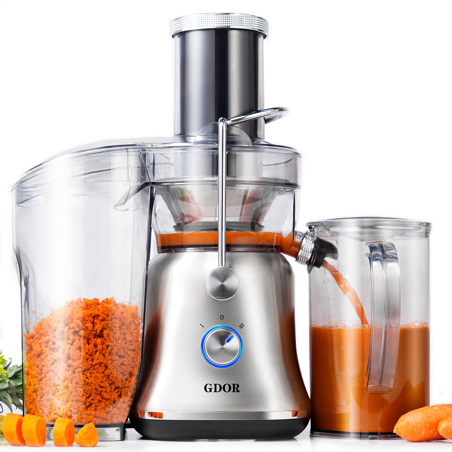 Mua GDOR 1300W Powerful Juicer with Larger 3.4" Feed Chute, Titanium ...