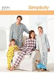 Amazon.com: New Look Sewing Pattern 6321 Miss/Men Sleepwear, Size A ...