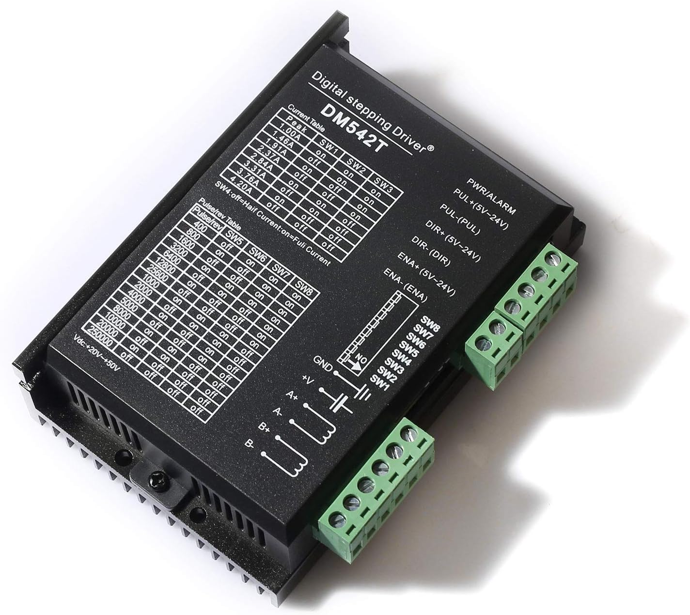 Amazon.com: DEVMO DM542T DM542 M542 for Leadshine 2-Phase 1-4.2A 20-50V ...