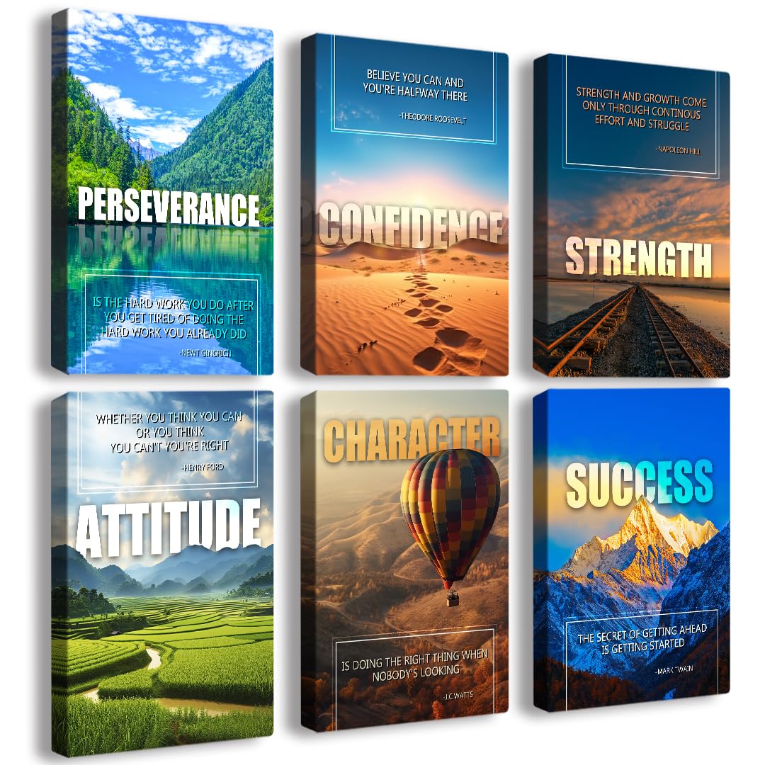 Inspirational Quotes Wall Art，Motivational Wall Art Decoration Painting ...