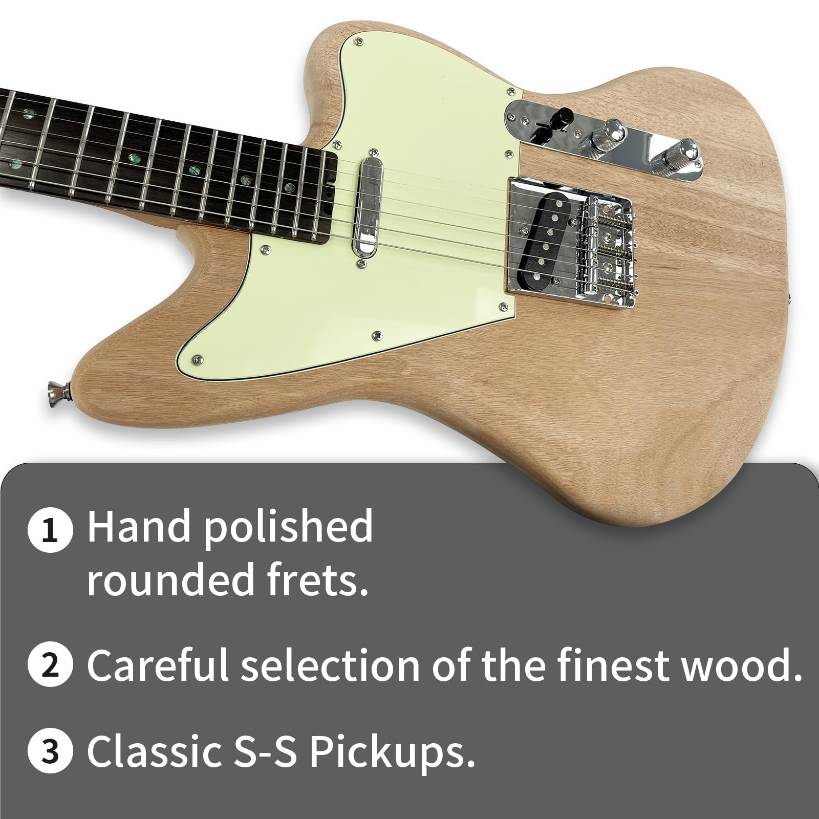 Mua Censtr Ja DIY Electric Guitar Kit,Mahogany Body and Neck,Rosewood ...