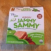 Plum Organics Jammy Sammy, Organic Kids Snack Bar, Apple Cinnamon ...