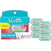 Amazon.com: Gillette Venus Extra Smooth Womens Razor Blade Refills, 4 ...