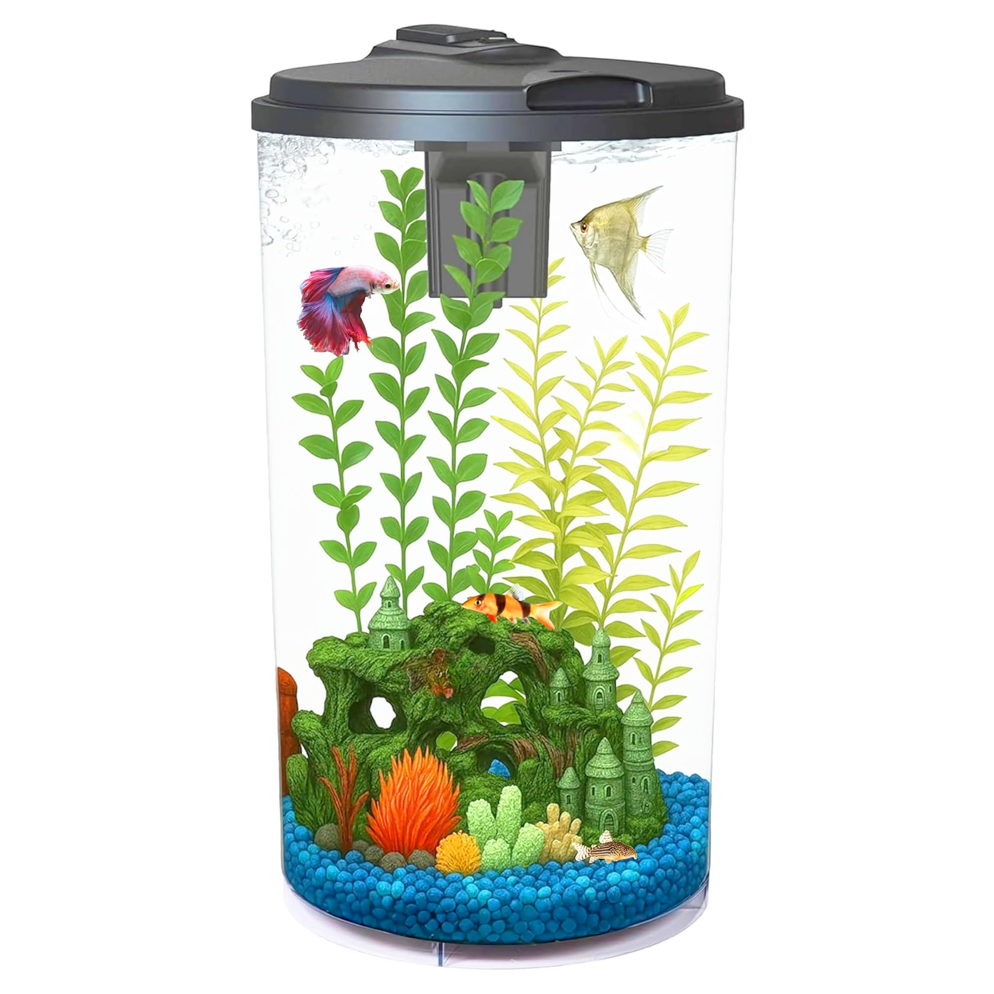 Mua Koller Products Plastic 6-Gallon AquaView 360 Aquarium Kit for ...