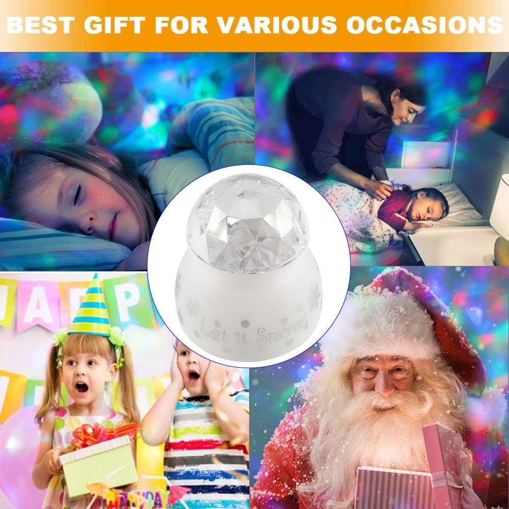 KNMY Baby Night Light Projector, Ocean Wave Projector Christmas ...