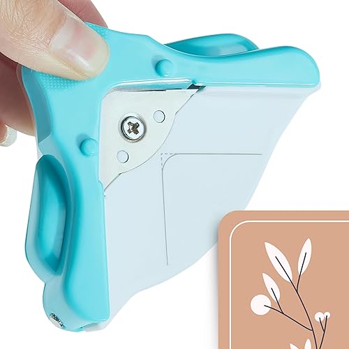 Paper Corner Rounder with Chips Tray – 5mm Corner Cutter Punch Tool for ...