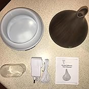 Diffuserlove Diffuser 500ML Essential Oil Diffuser with Adjustable Mist ...