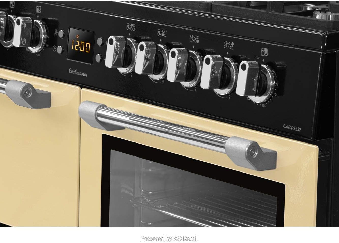 Leisure CK100F232 Gas Stove A Black, Cream - Ovens and Cookers (Stove ...