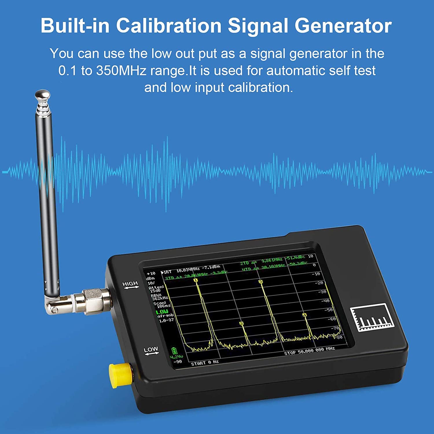 Mua TinySA Spectrum Analyzer Handheld,2.8inch Touchscreen 100KHz-960MHz ...