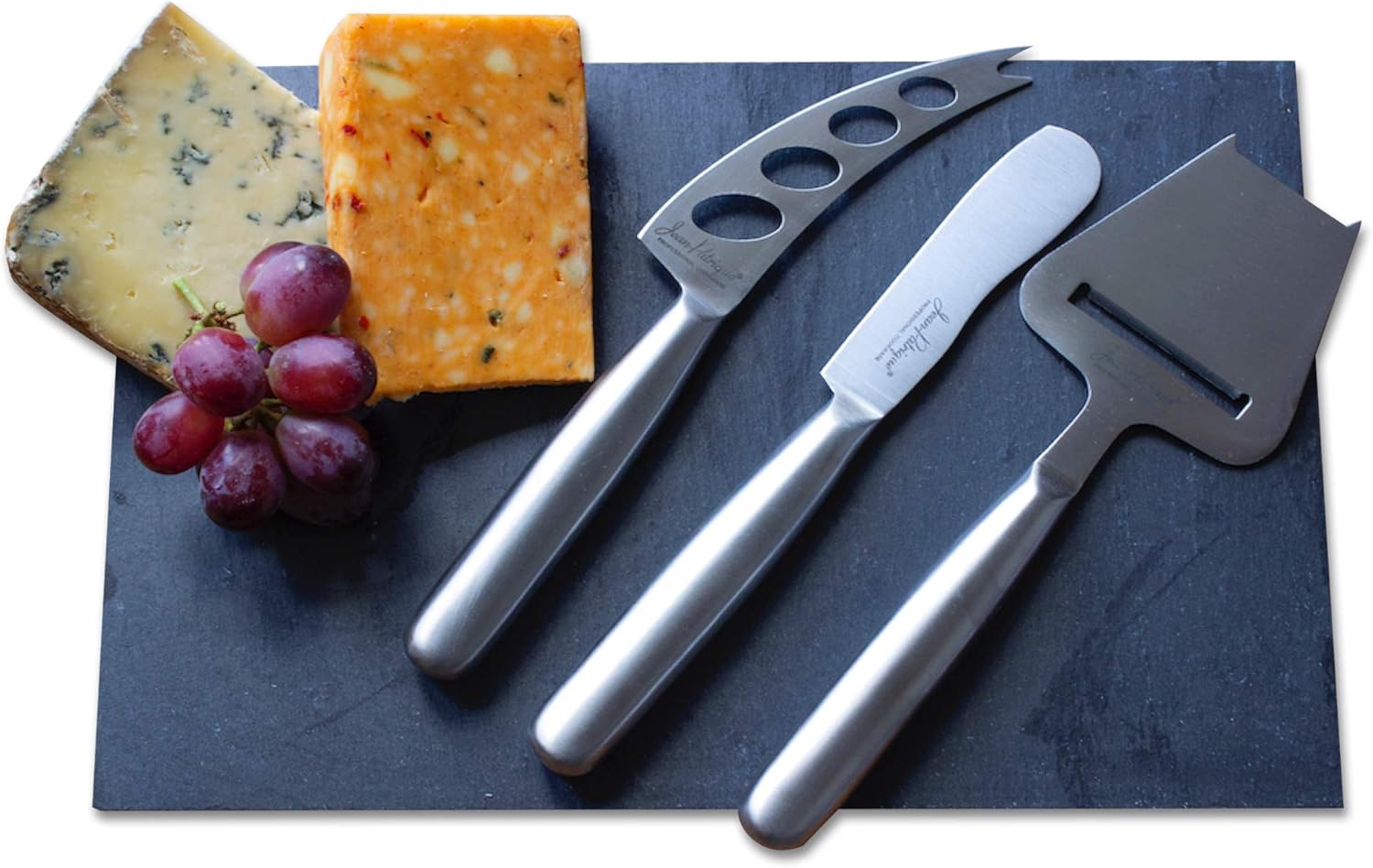 Tuscany Slate Cheese Board & Cheese Knife Set | Includes Hand-Crafted ...