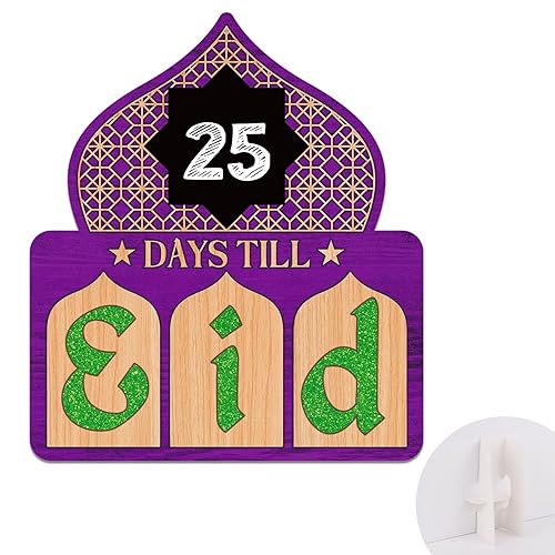 WaaHome Ramadan Advent Calendar 2025 - Eid Mubarak Countdown Calendar ...