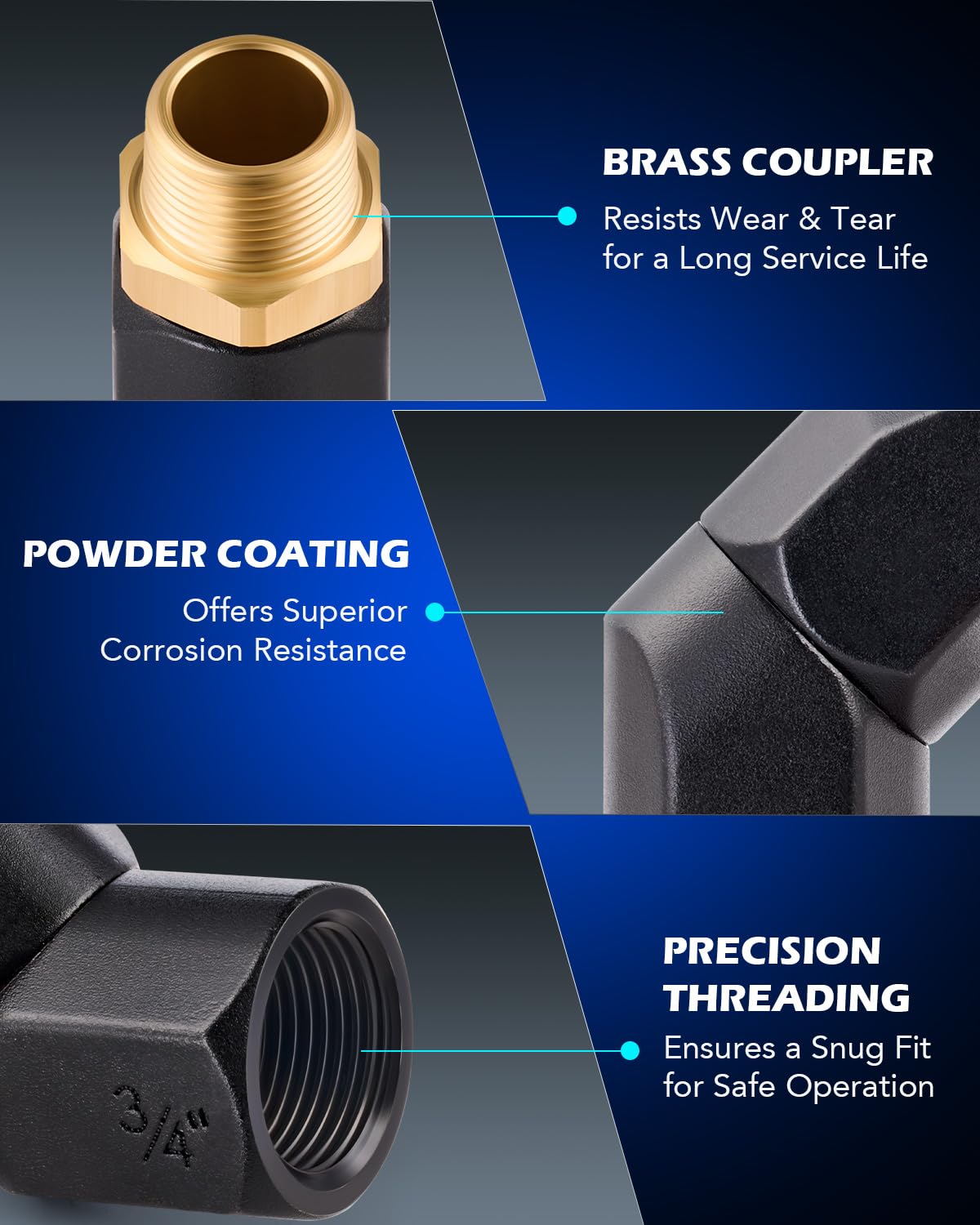 Mua Orion Motor Tech Fuel Hose Nozzle Swivel, 3/4" Dual NPT Threads ...