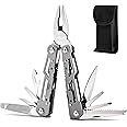 Multitool, 15-in-1 Stainless Steel Multi Tool, Folding Pocket Plier ...