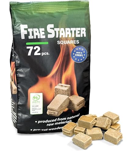 Charcoal Fire Starter Grill Fire Starter Cubes 24 Pack - Odorless ...