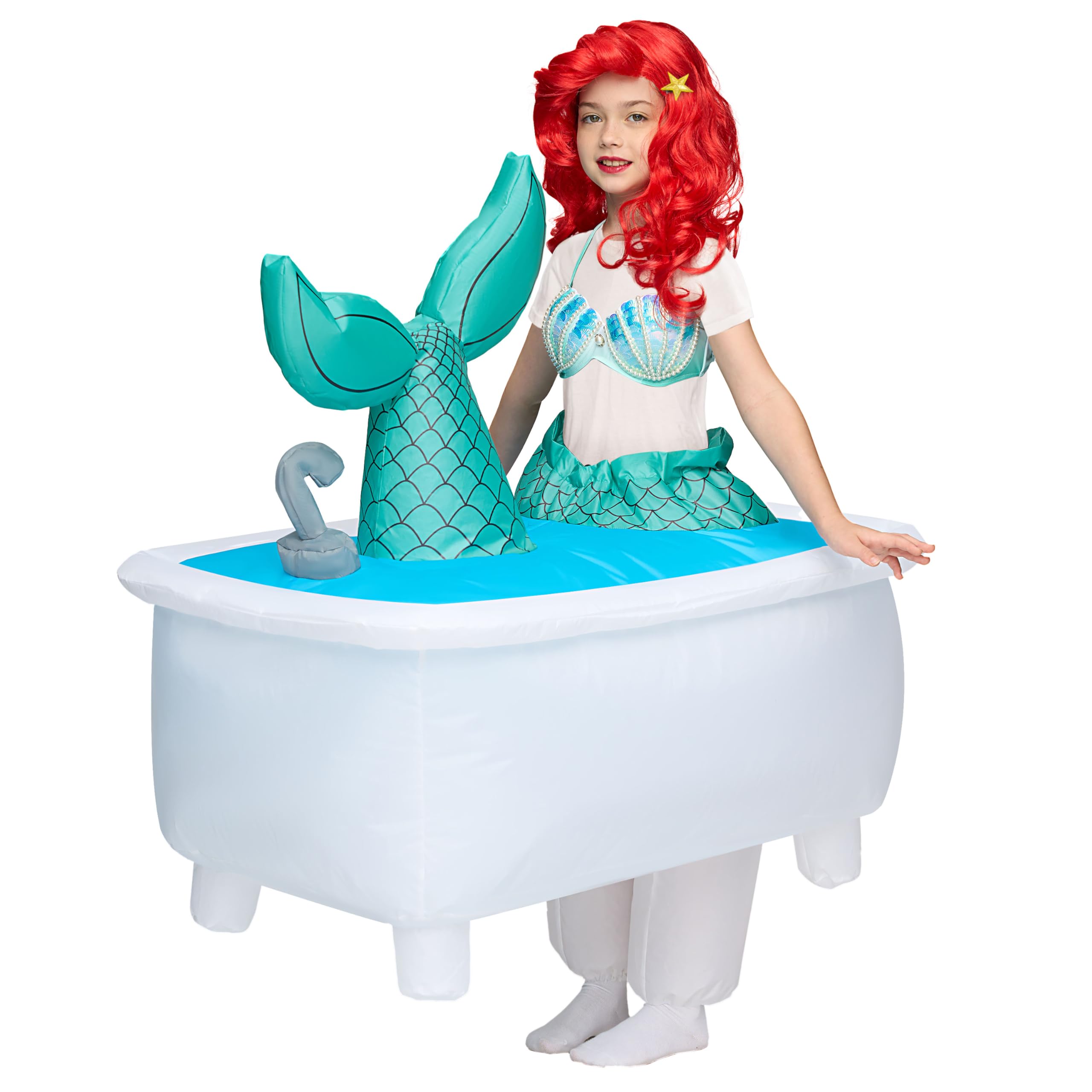 Spooktacular Creations Kids Halloween Inflatable Costumes, Mermaid in ...