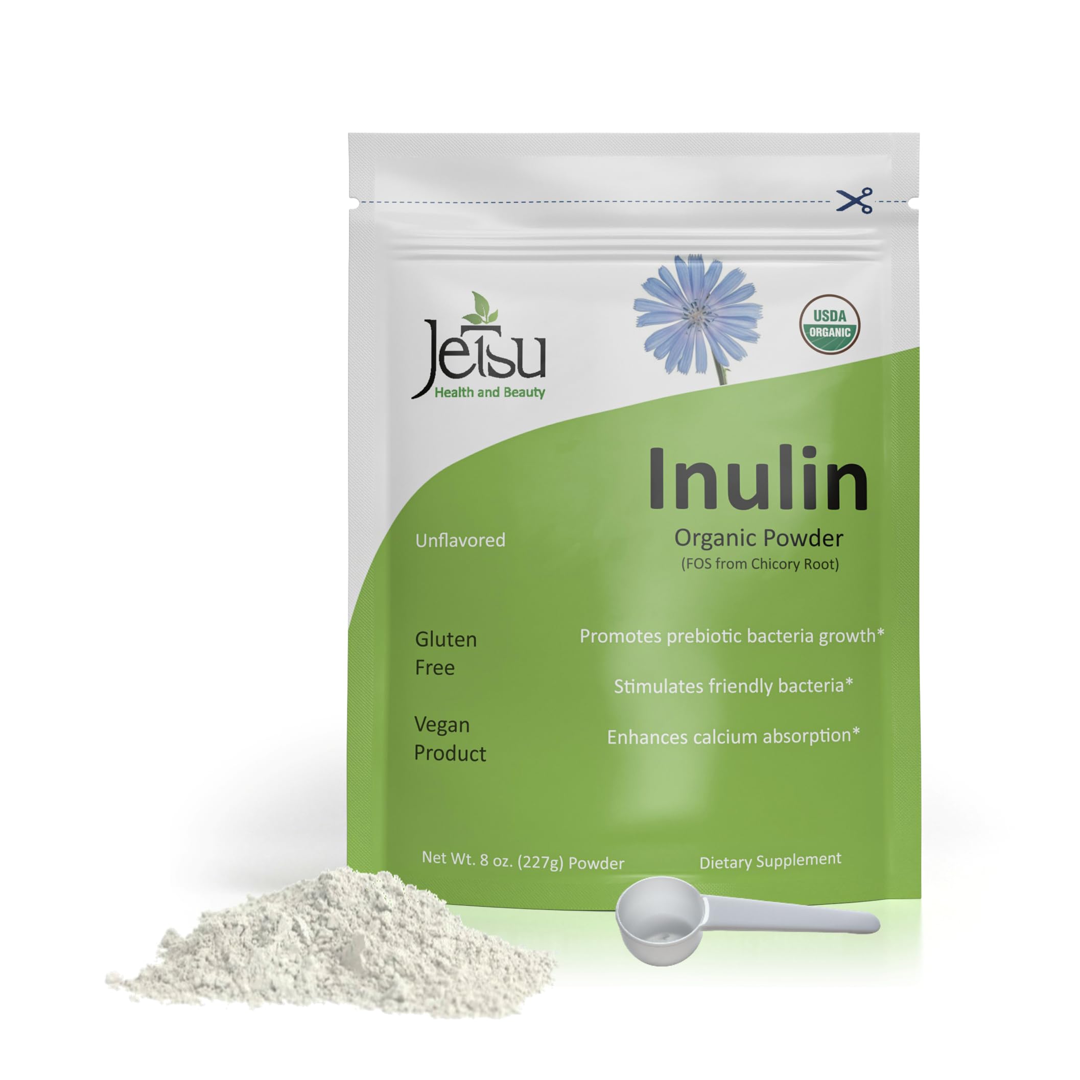 Mua Jetsu Inulin Powder Organic Chicory Root (FOS) - Soluble Inulin ...